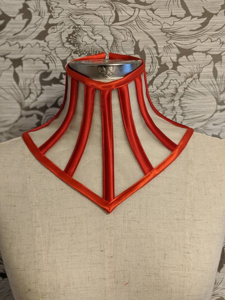 BESPOKE Sheer Posture Collar Neck Corset - Etsy