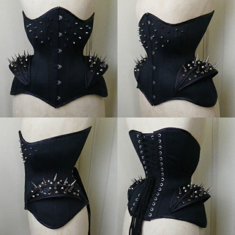 BESPOKE Spiked Waist Training Corset - Etsy UK