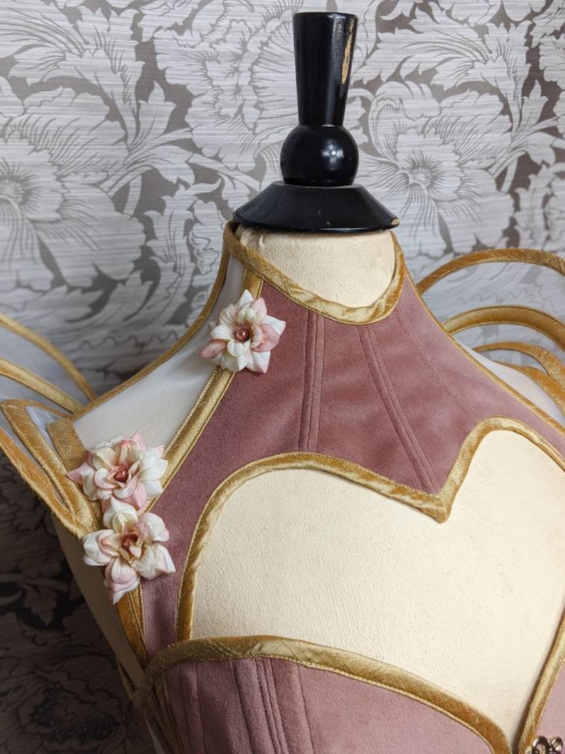 BESPOKE Rococo Space Babe Overbust Corset and Posture Collar - Etsy