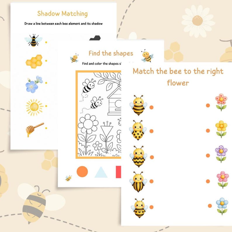 World Bee Day Activity Worksheets for Kids 3-6 | Bee Learning Pack (PDF ...