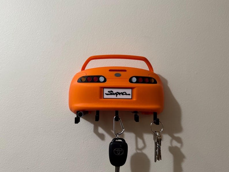 Toyota Supra Key Holder – Wall Mount Design - Etsy