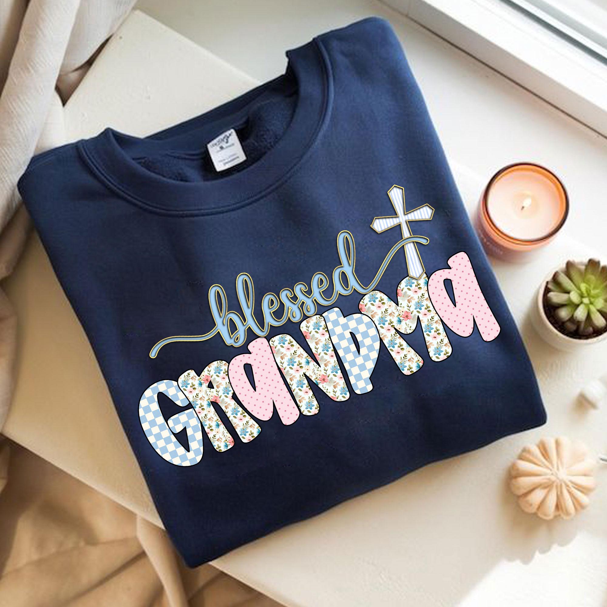 Blessed Grandma PNG, Christian PNG, Religious Sublimation Design ...