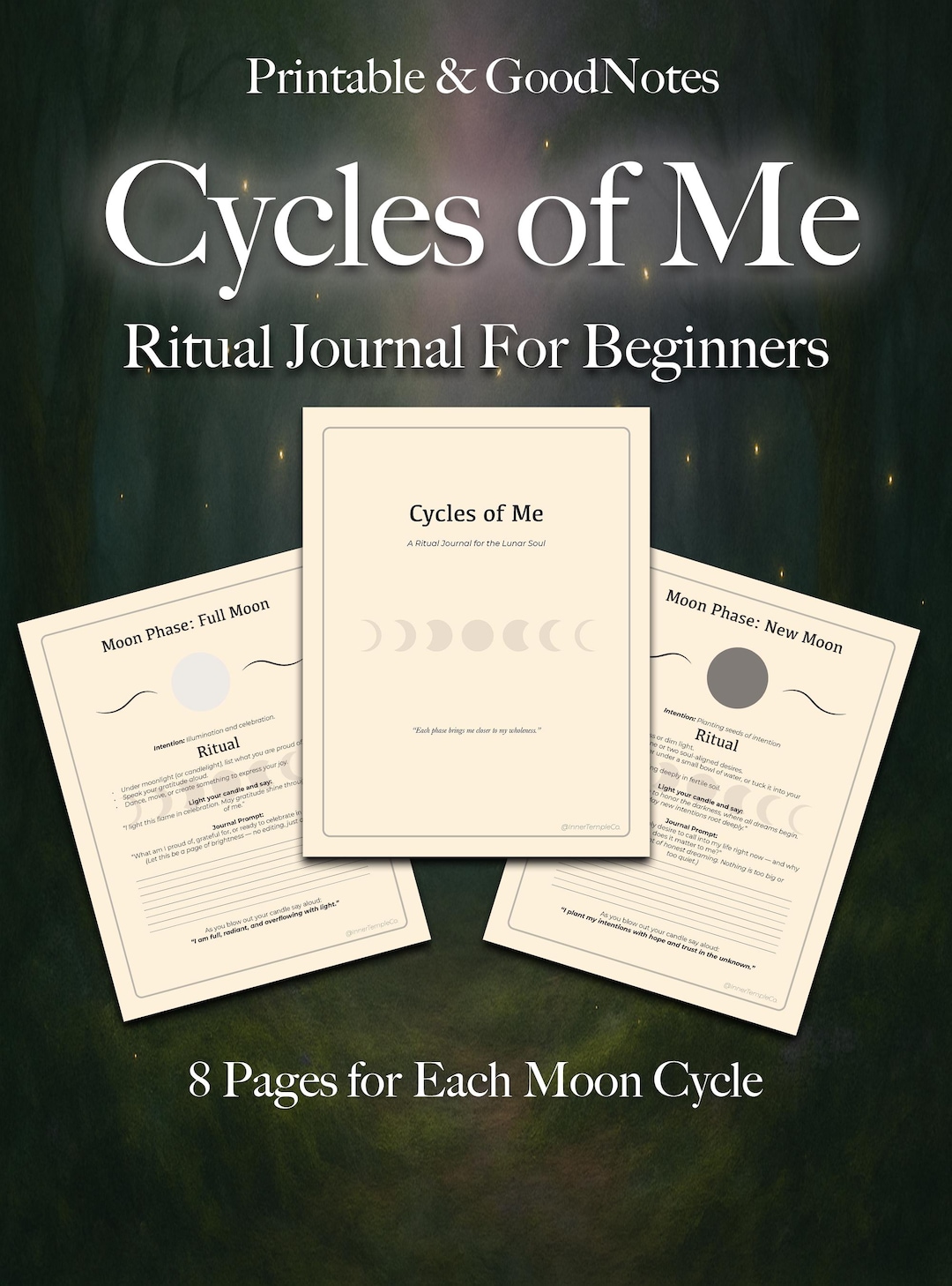Spiritual Growth Journal – Printable Workbook for Self-discovery ...