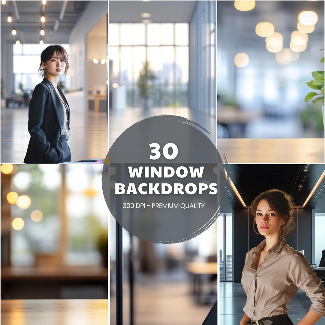 Modern Office Digital Backdrops for Professional Headshots and Business ...