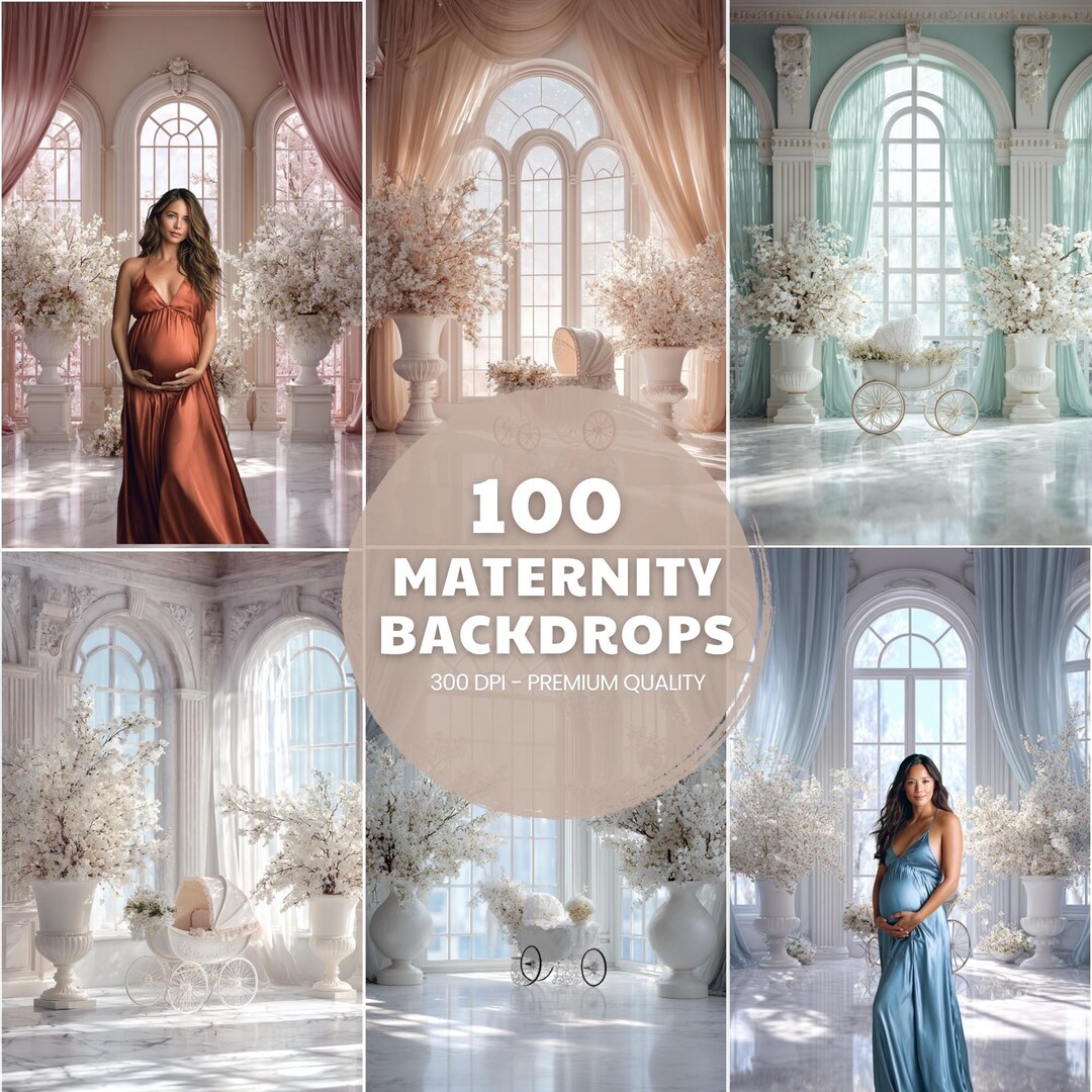 Maternity Photoshoot Backdrops | Studio Backgrounds for Newborn ...