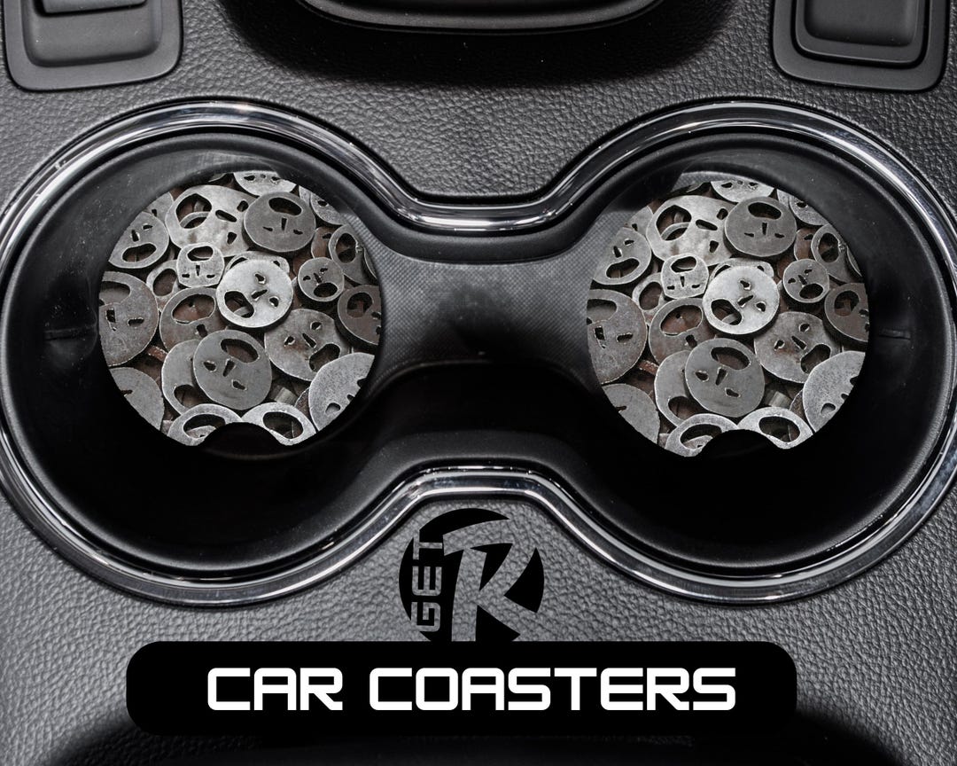 Steel Coins Screaming Car Coasters - Etsy