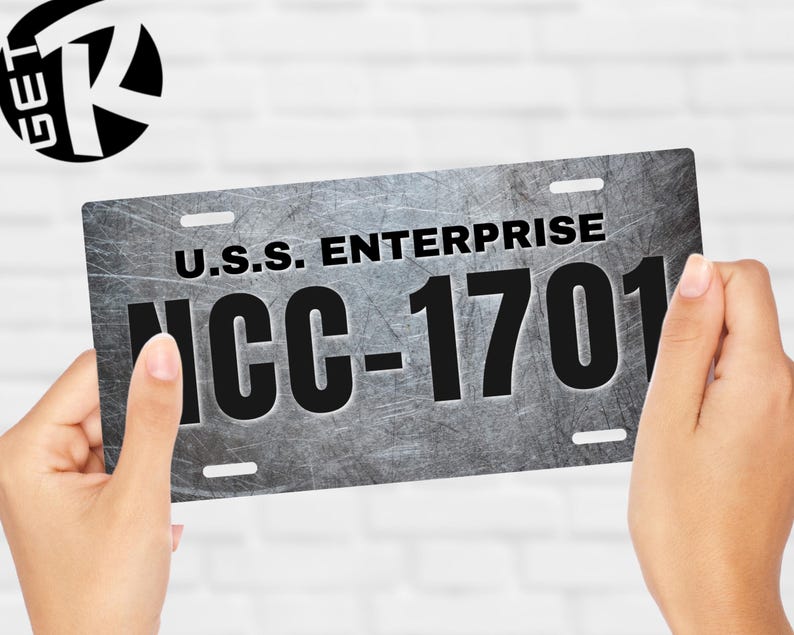 USS Enterprise NCC-1701 - License Plate - Etsy