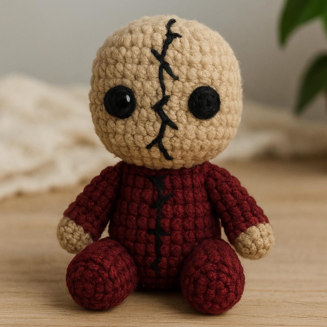 Slasher Crochet Pattern • Horror Amigurumi Doll 5 Inch Plush ...
