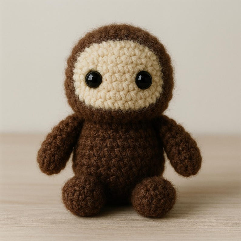 Bigfoot Yeti Crochet Pattern PDF | Amigurumi Plush Toy Tutorial | Cute ...