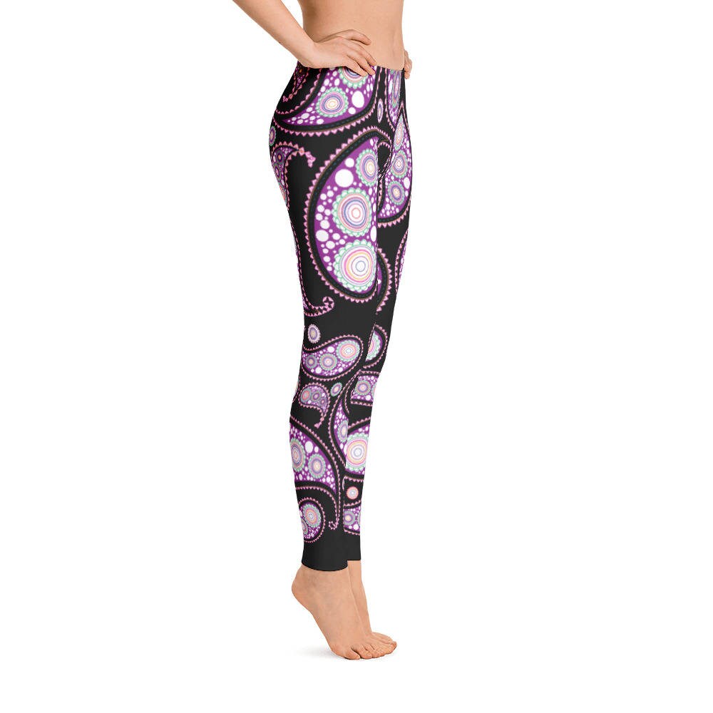 Paisley Patterned Printed Spandex Leggings That Are Great for - Etsy