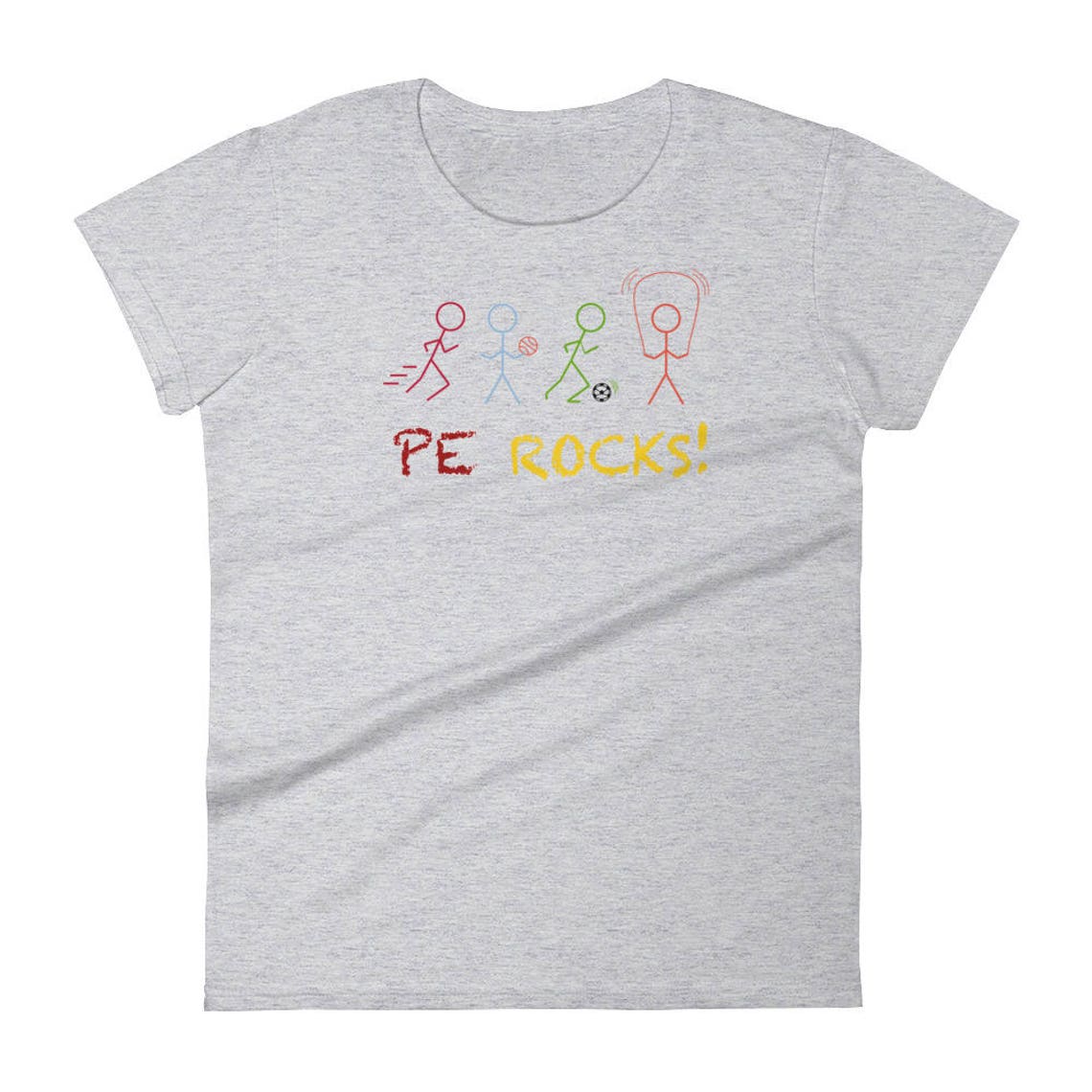 PE Teachers Women's Short Sleeve T-shirt for Physical - Etsy