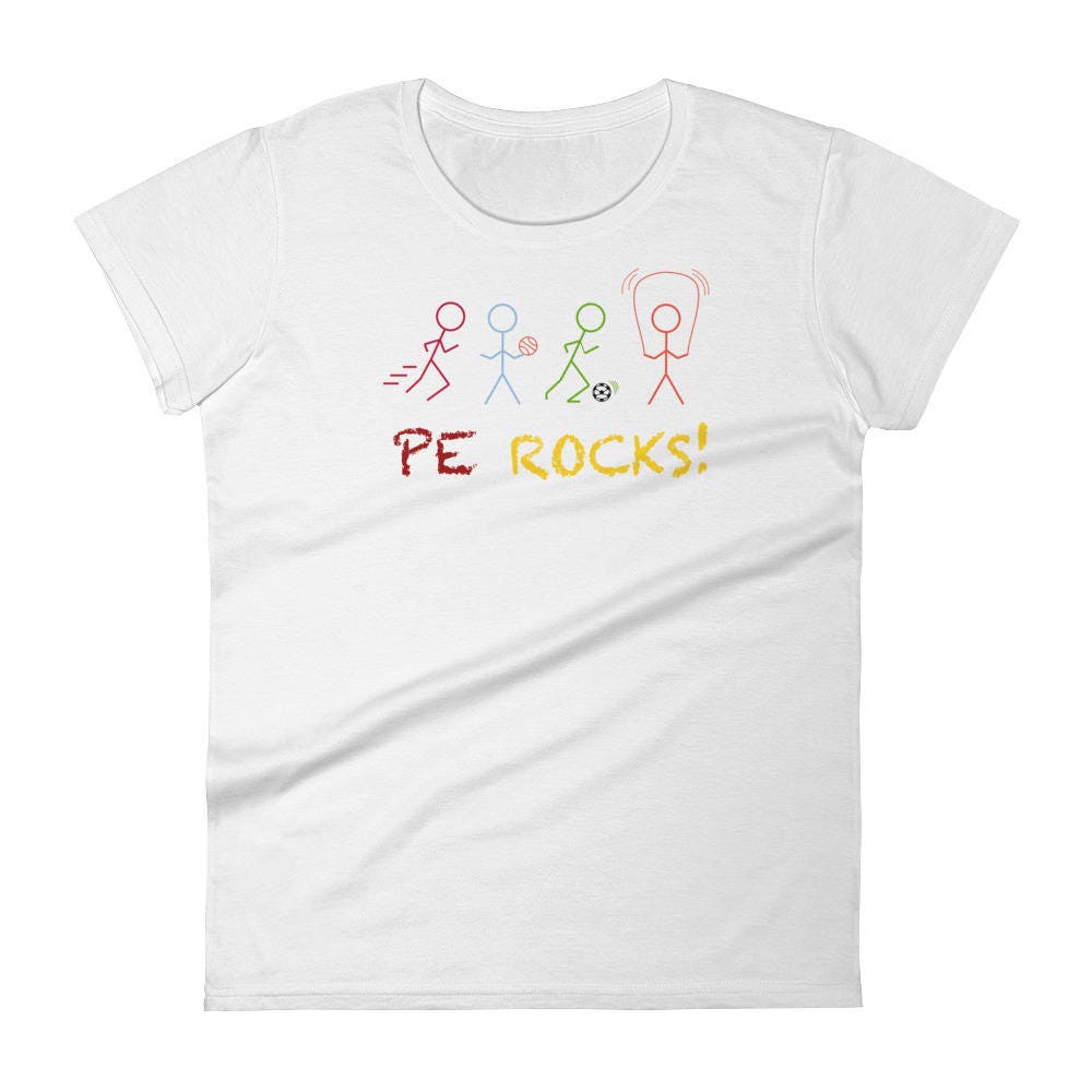 PE Teachers Women's Short Sleeve T-shirt for Physical - Etsy