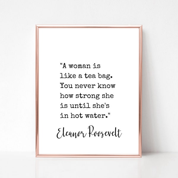 Eleanor Roosevelt Quote - Etsy