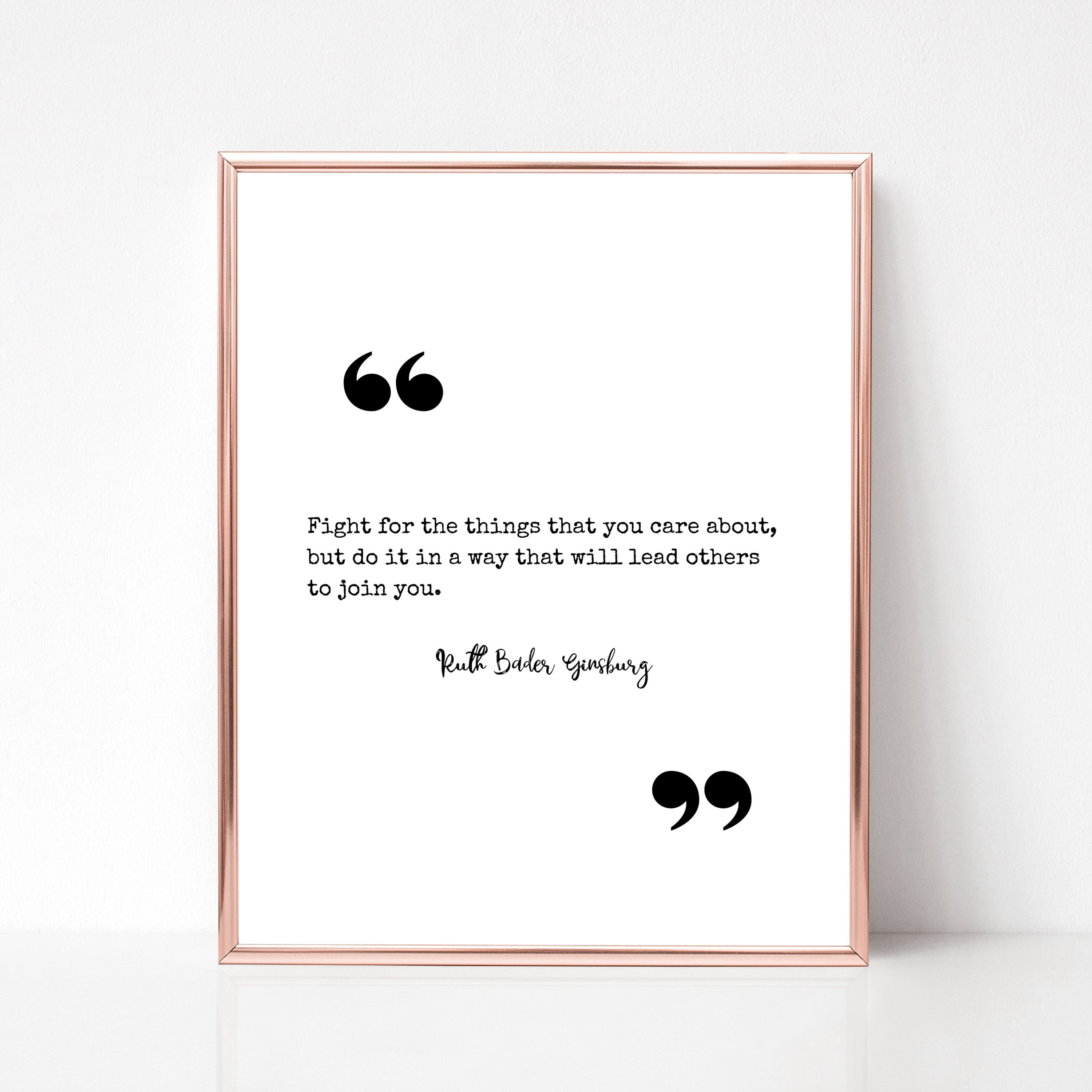 Notorious RBG Quote Ruth Bader Ginsburg Quote Print | Etsy
