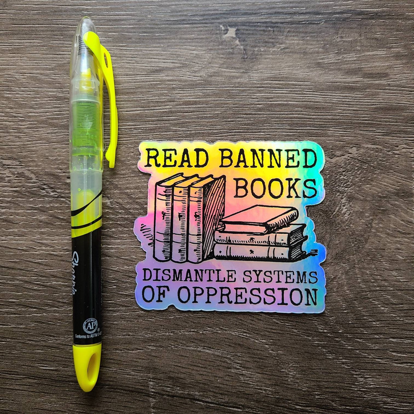 Read Banned Books Sticker Dismantle Systems of Oppression - Etsy