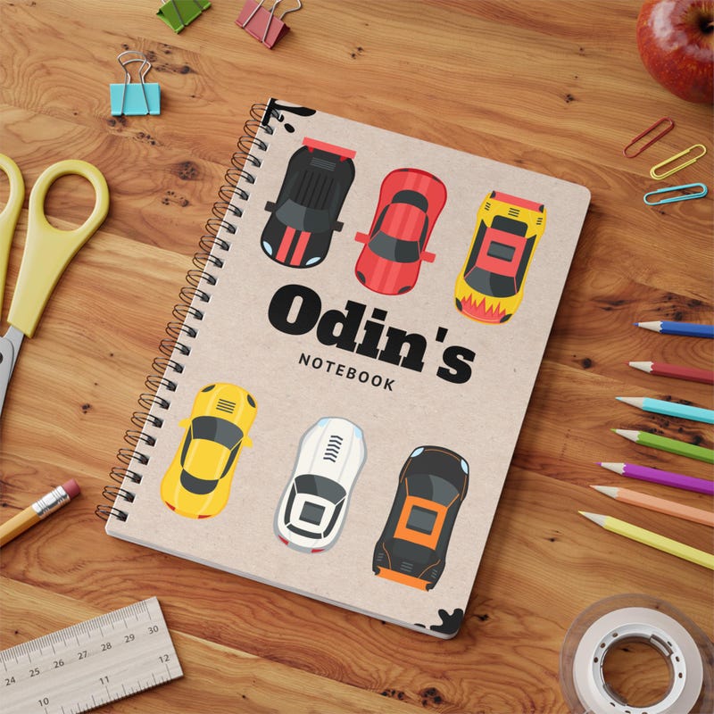 Personalised Car Notebook - Etsy UK