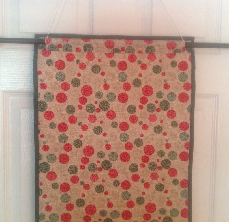 Christmas Quilted Wallhanging - Primitive Style Santa - Quiltsy ...