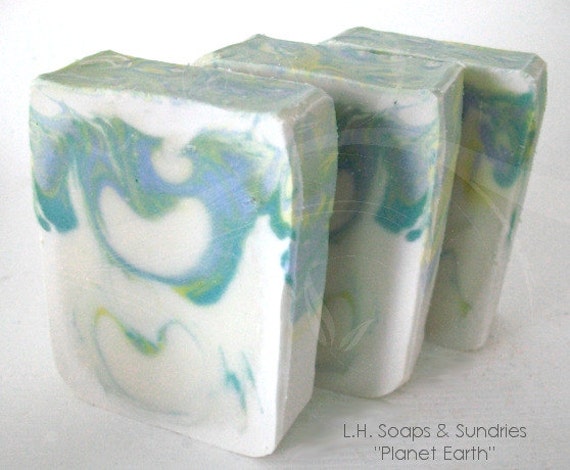 Items similar to PLANET EARTH - Vegetable based soap on Etsy