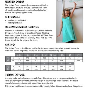 United Dress, PDF Sewing Pattern, Dress Pattern, A-line Dress Pattern ...