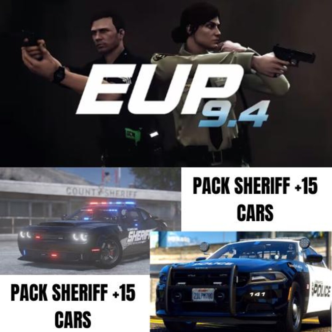 Police & Sheriff Pack Cars EUP POLICE SHERIFF - Etsy