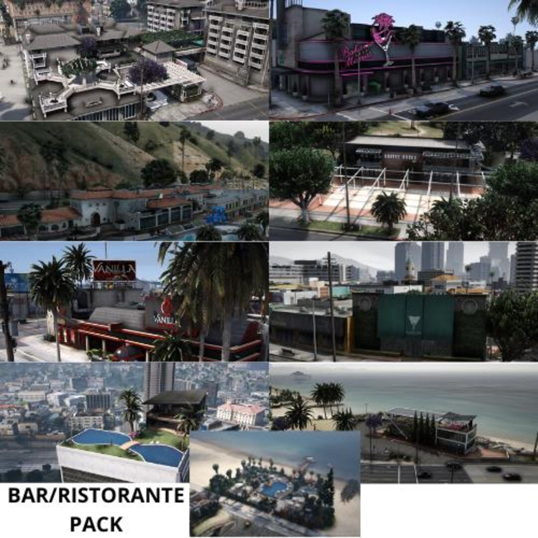 Maps 8 Exclusive for Fivem MLO | Pack Consisting of 8 Locals/bars - Etsy