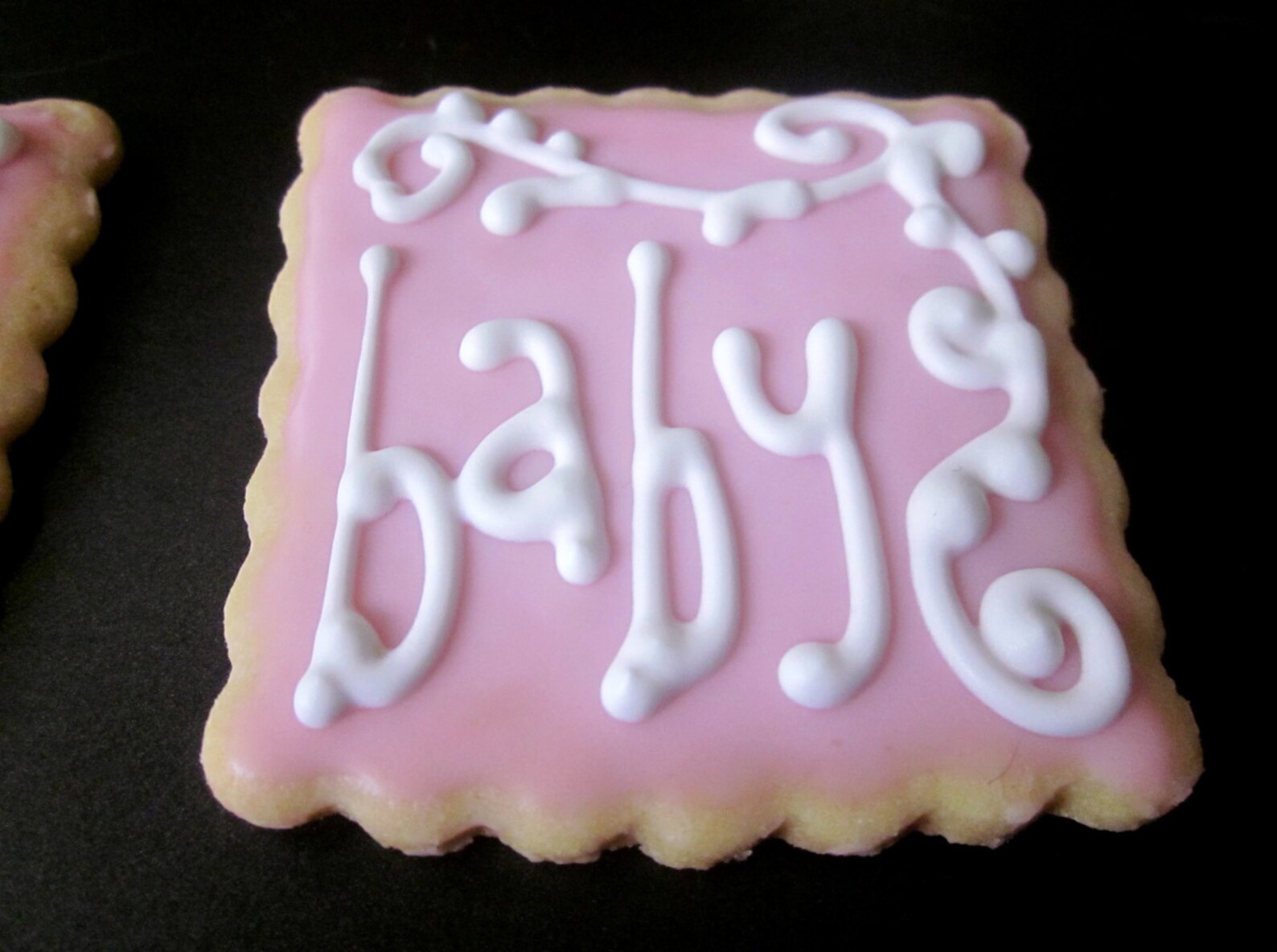 Baby Block Letter Cookies - Etsy