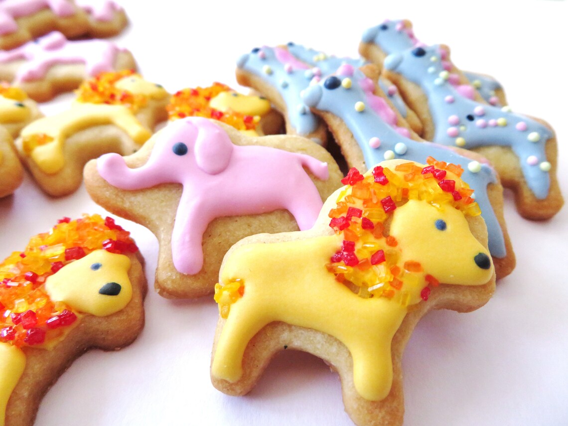 Little Circus Animal Cookies 2 Dozen Mini | Etsy