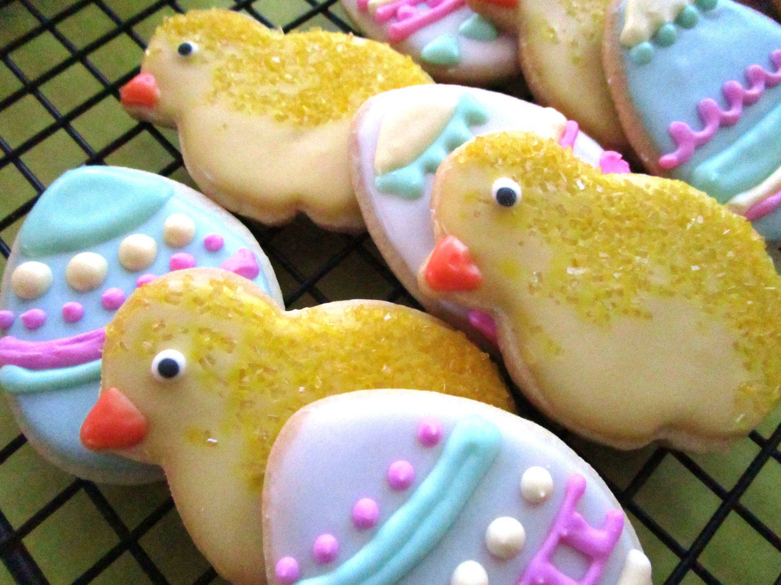 Easter Eggs and Spring Chicks Cookies - Etsy