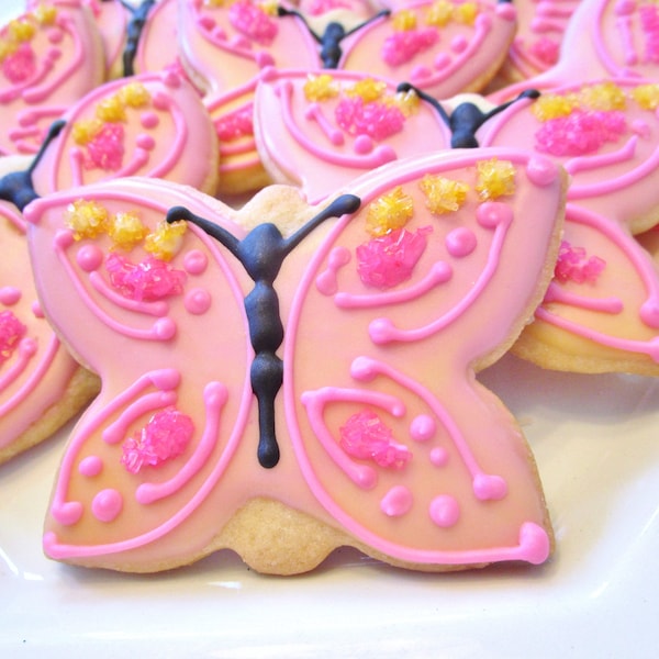 Butterfly Cookies - Etsy