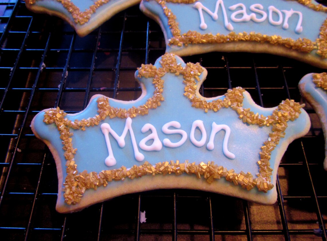 Royal Prince or Princess Cookies | Etsy