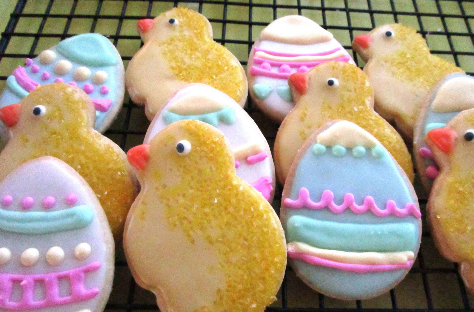 Easter Eggs and Spring Chicks Cookies - Etsy