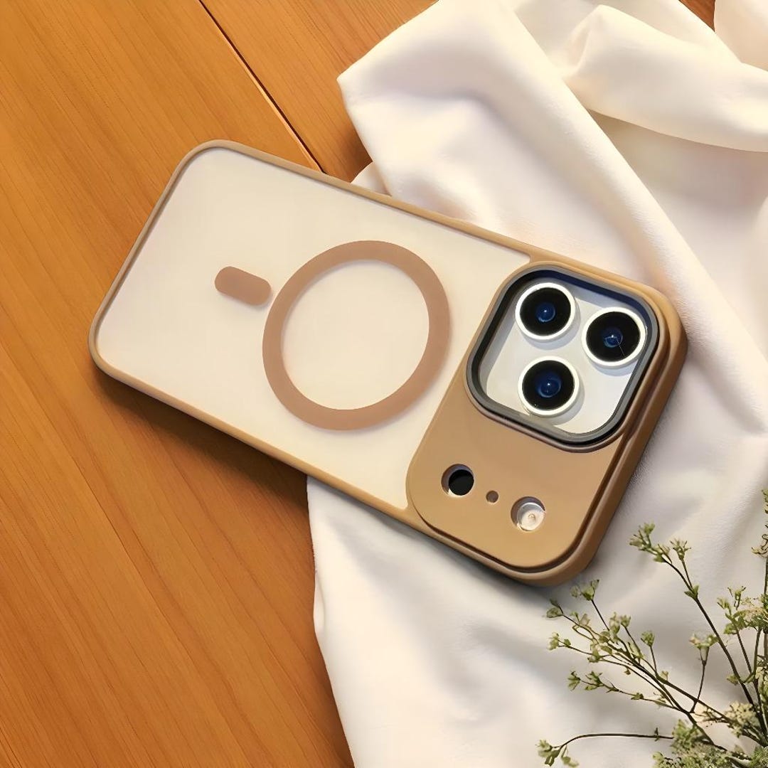 Magnetic Matte iPhone Case: Camera Protection, Shockproof Bumper - Etsy