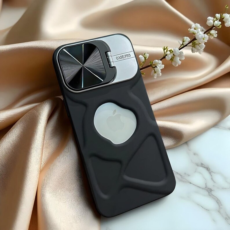 Magsafe Magnetic iPhone Case: Lens Protector & Stand, Soft Silicone ...