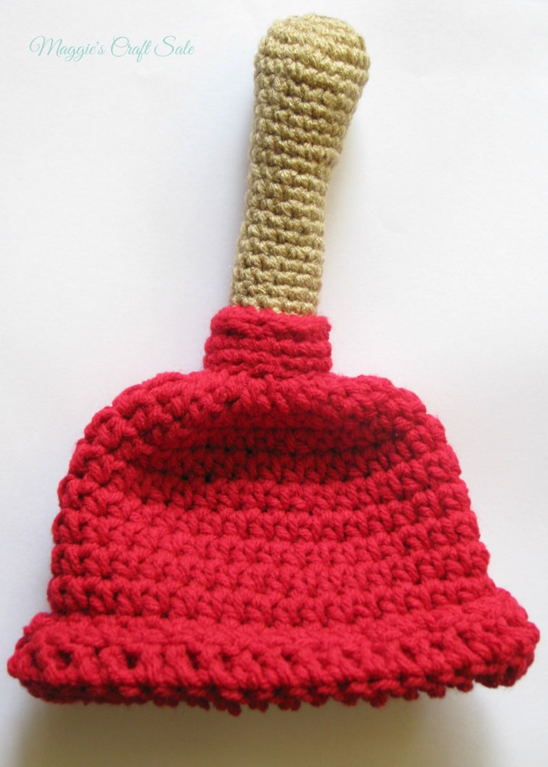 Newborn Plunger Hat Beanie PATTERN, PDF File Pattern, Crochet Pattern ...