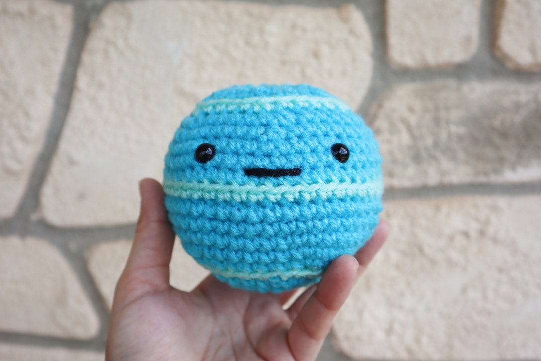 Uranus, Crochet Planet, Solar System, Educational Plush, Astro Space ...