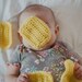 Cheese Slice Headband, Cheese for Baby, for New Parents, Crochet Cheese ...