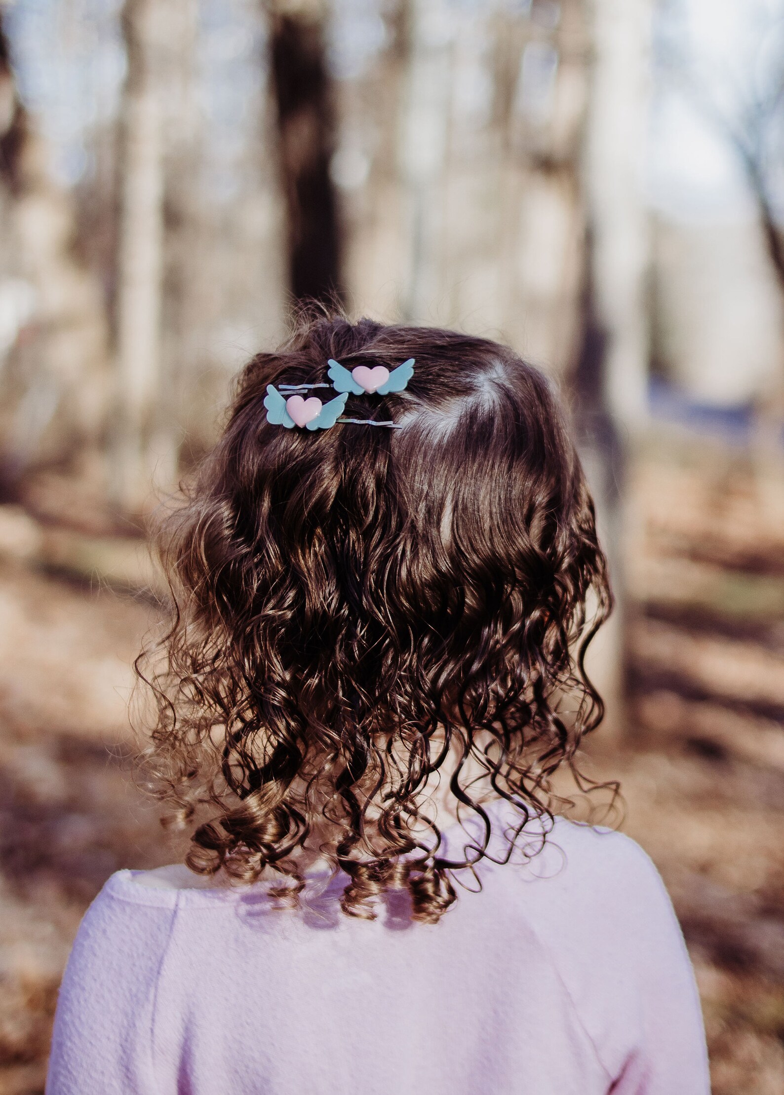Angel Wing Pins Wing Bobby Pins Heart With Wings Pink - Etsy