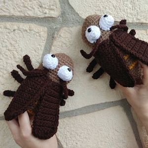 Cockroach, Crochet Roach, Insect Stuffed Toy, Plush Cockroach, Bugs ...