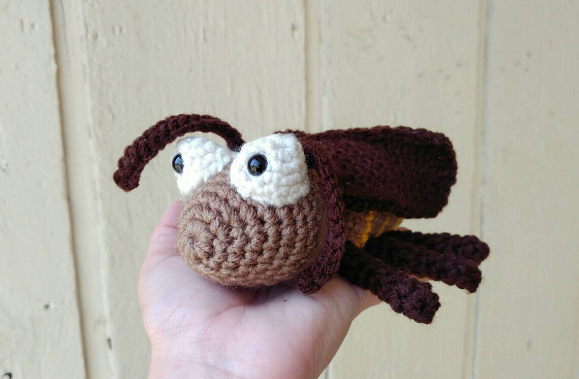Cockroach, Crochet Roach, Insect Stuffed Toy, Plush Cockroach, Bugs ...
