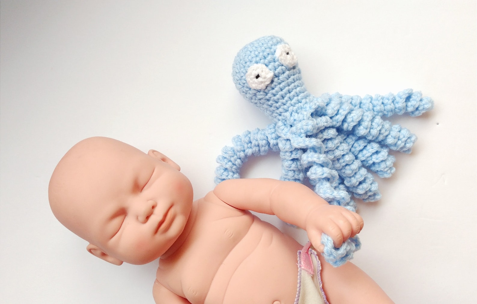 Octopus NICU Preemie, Pink or Blue Therapeutic Octopus, Crochet Octopus ...