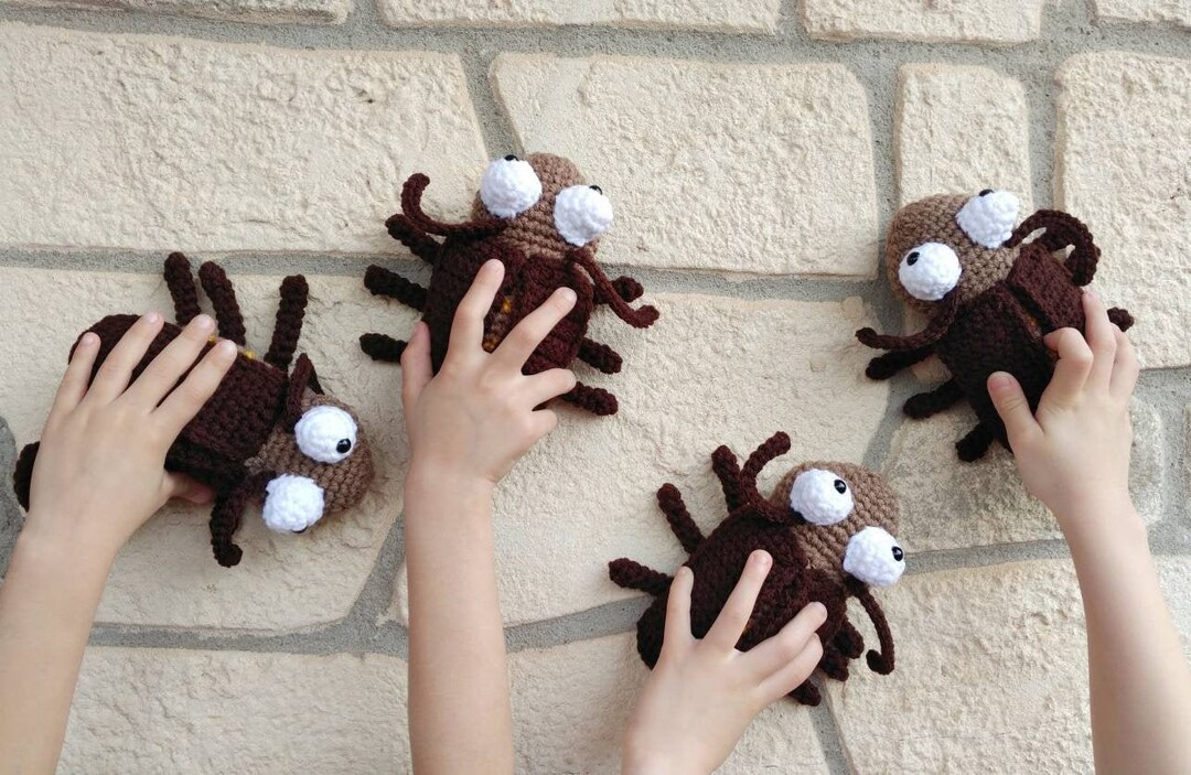 Cockroach, Crochet Roach, Insect Stuffed Toy, Plush Cockroach, Bugs ...