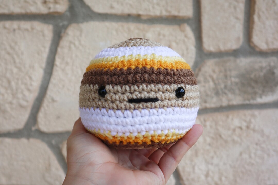 Jupiter, Crochet Planet, Crochet Jupiter Stuffed Toy, Solar System ...