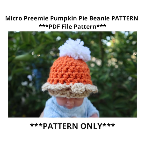 Micro Preemie Hat Sewing Pattern - Etsy