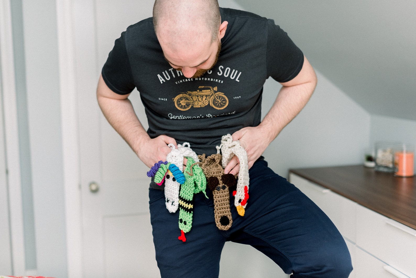 Snake Willie Warmer Man Sock Gag Gift Crochet Snake Cock | Etsy