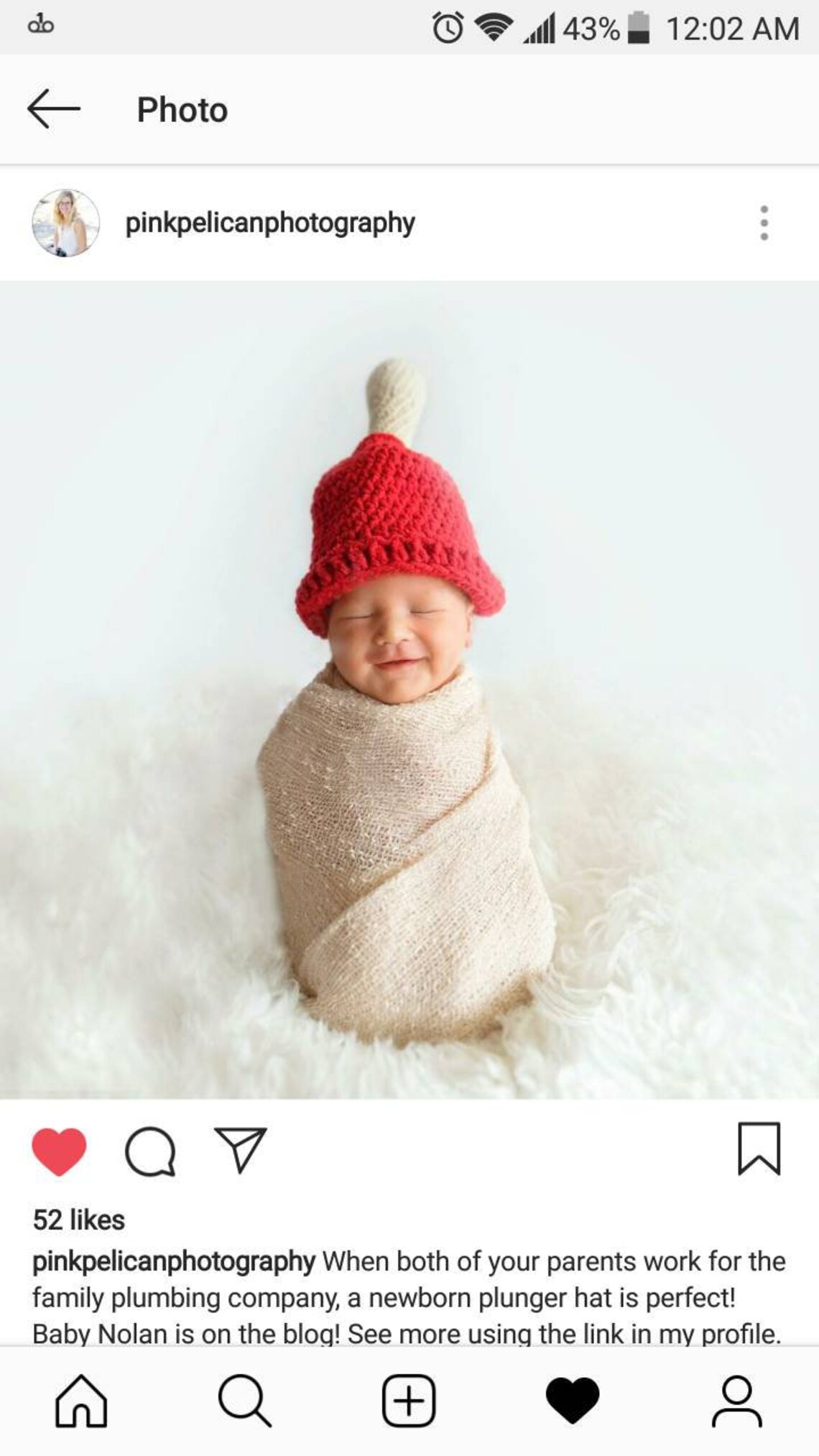 Plunger Hat, Baby Beanie, Plumber Gag Gift, Funny Hats, Toilet Humor ...