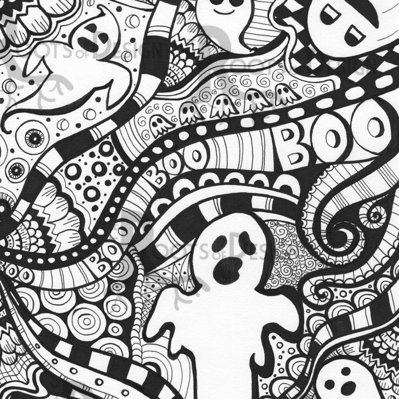 Zentangle Art Print - Etsy