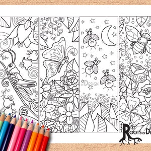 INSTANT DOWNLOAD Coloring Page - Bug Themed Color Your Own Fun ...