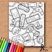 INSTANT DOWNLOAD Coloring Page - Video Game Controllers Zentangle ...