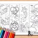 INSTANT DOWNLOAD Coloring Page - Wacky Fun Color Your Own Fun Bookmarks ...