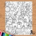 INSTANT DOWNLOAD Coloring Page - Autumn / Fall Coloring Pack, Doodle ...